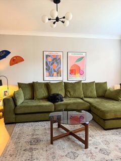 Plush Velvet Formal Back Large Double Ended Chaise | DFS